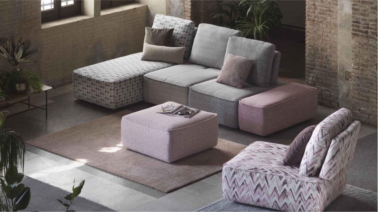 CANAPÉS MODULABLES :: INTERIEUR CHEZSOIDESIGN à ST-CYR-SUR-MER